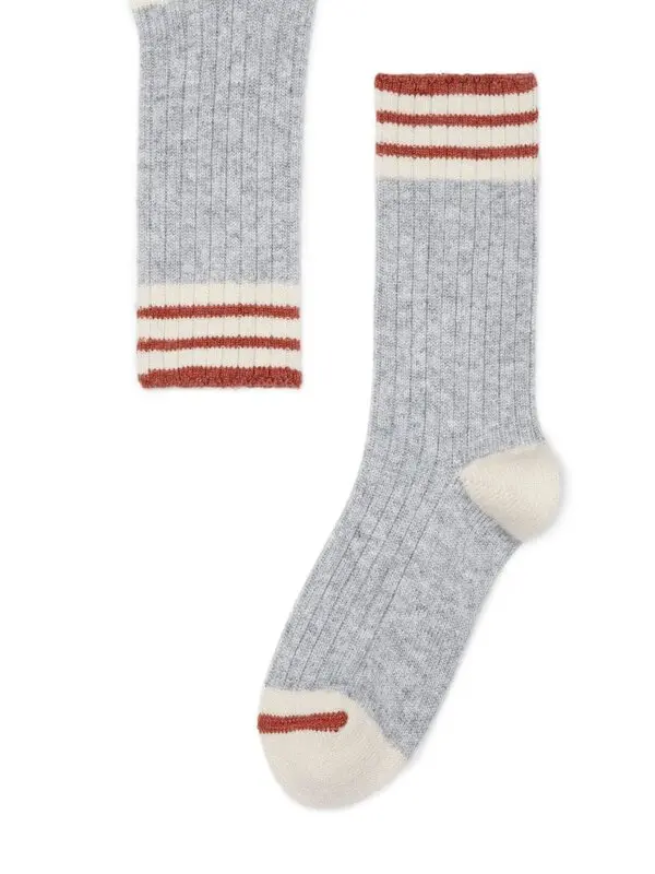 Brunello Cucinelli Cashmere Socks - Grey