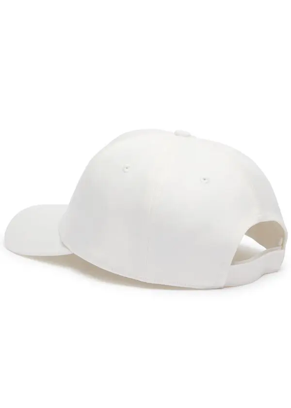 Moncler Logo Cotton Cap - White