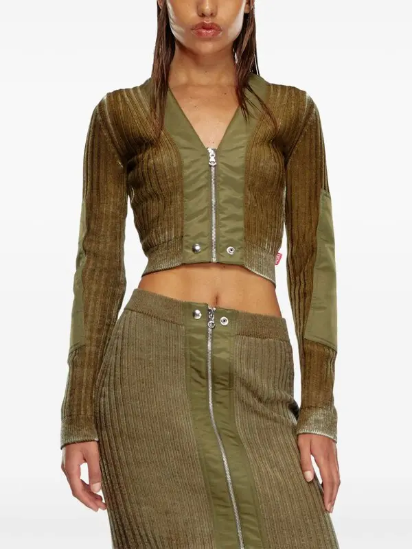 DIESEL® M-asera Cropped Cardigan