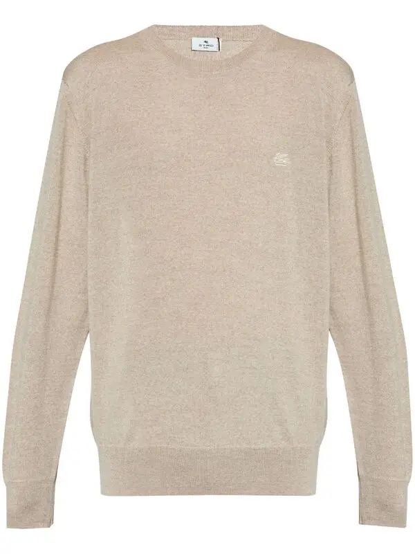 Etro Wool Jacquard Sweater - Neutrals