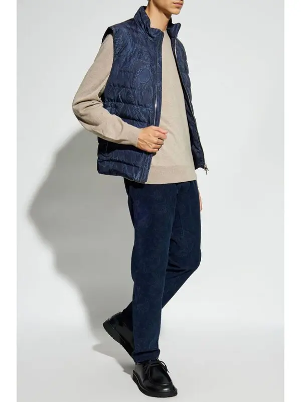 Etro Wool Jacquard Sweater - Neutrals