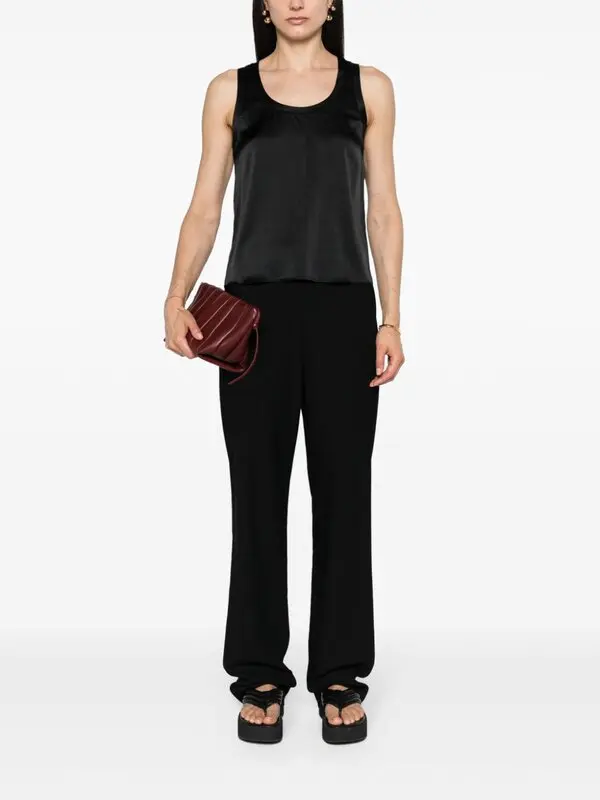 Maje Silk Tank Top - Black