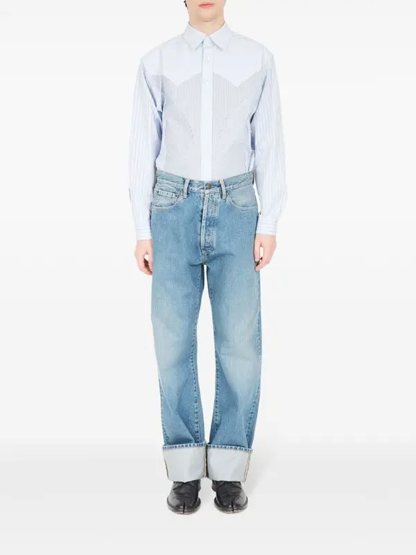 MAISON MARGIELA Turn-up Straight-leg Jeans