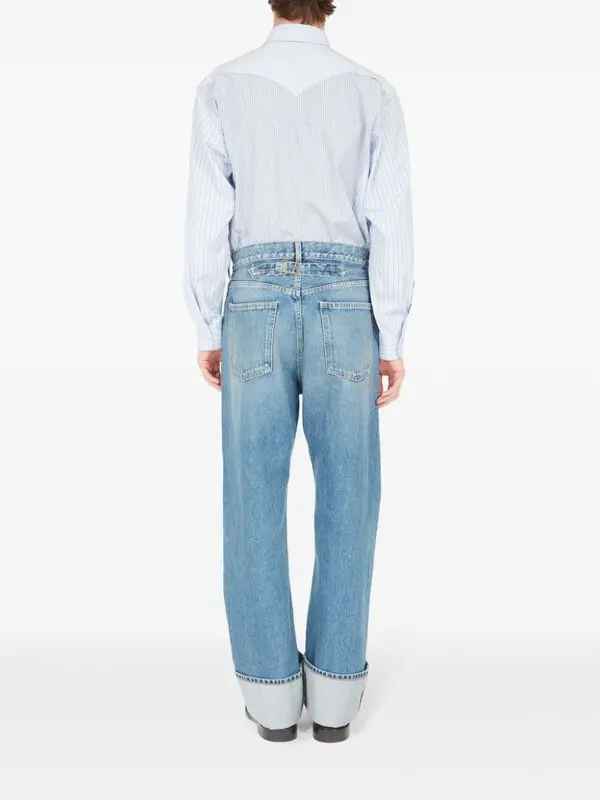 MAISON MARGIELA Turn-up Straight-leg Jeans