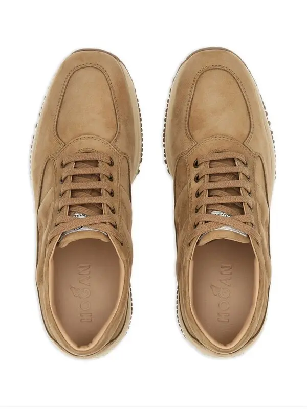 Hogan Interactive Lace-up Sneakers - Brown