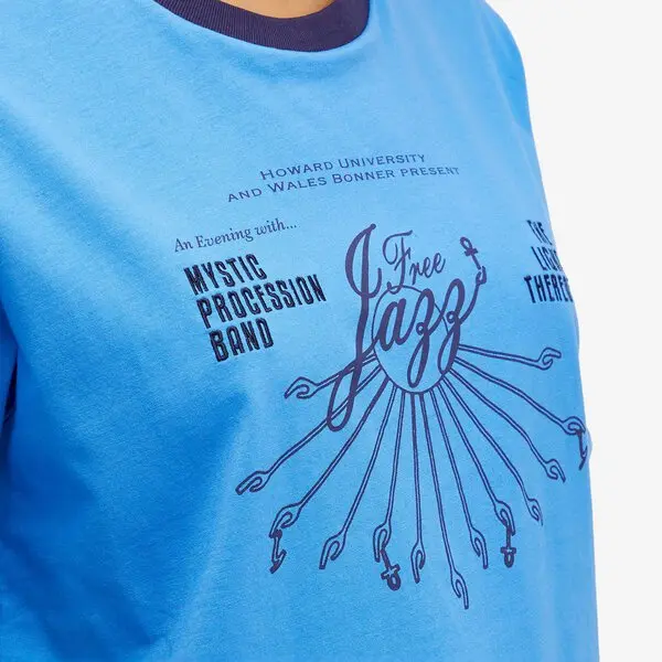 Wales Bonner Saturn T-Shirt In Blue - 60% Off | Editorialist