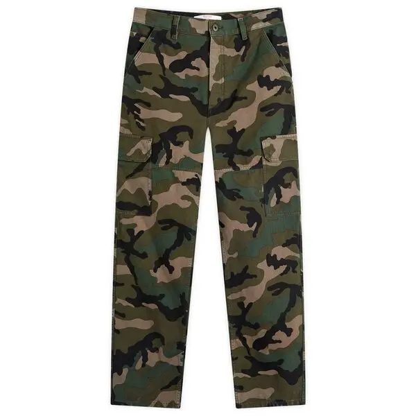 Valentino Garavani Camo Canvas Trousers