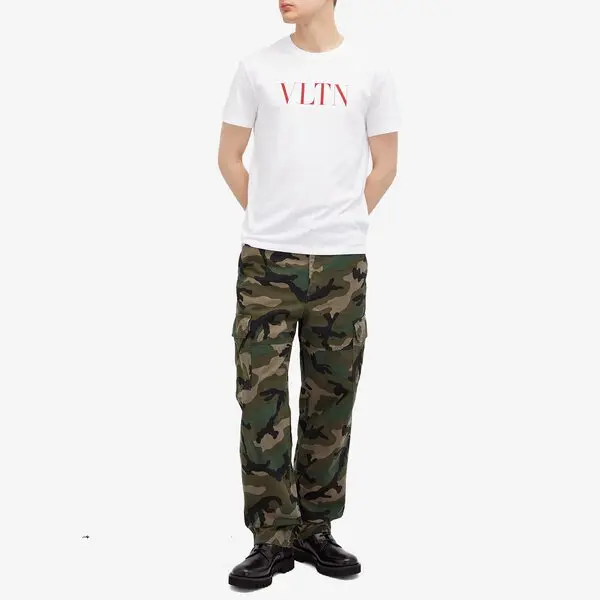 Valentino Garavani Camo Canvas Trousers