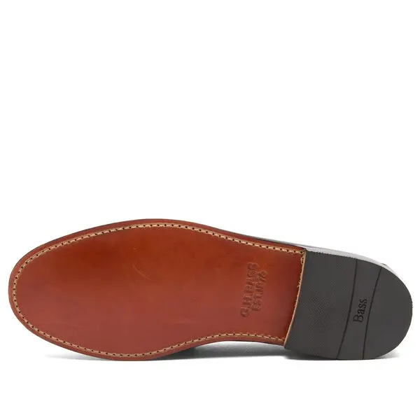 G.H. BASS & CO. Lincoln Horse Bit Loafer - Black Leather