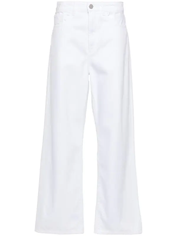 RÓHE Low-rise Wide-leg Jeans - White