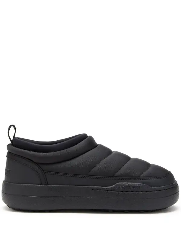 Moon Boot Logo-print Sneakers - Black