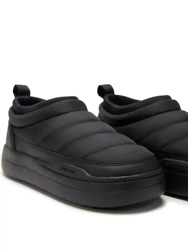 Moon Boot Logo-print Sneakers - Black