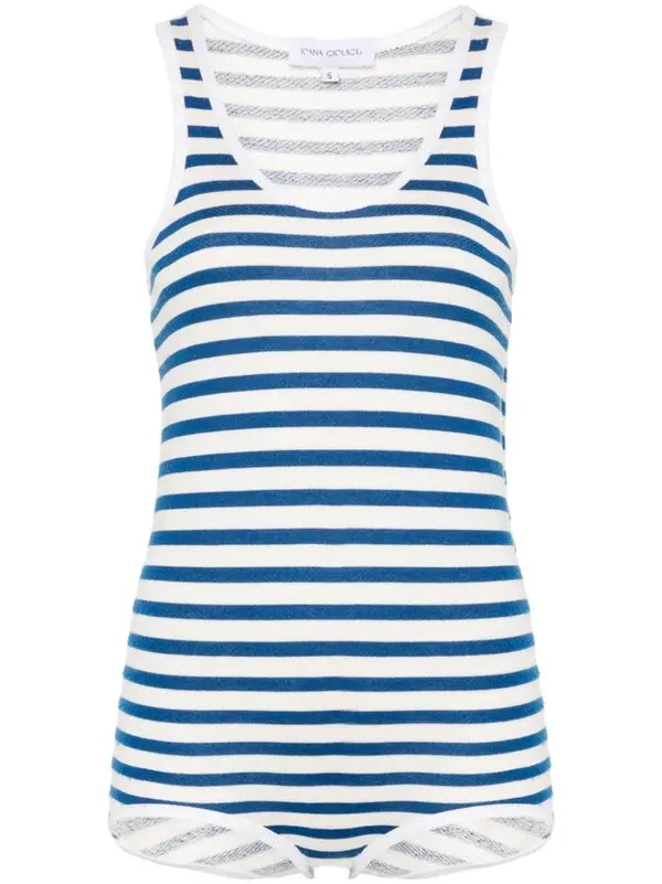 IOANA CIOLACU Striped Bodysuit