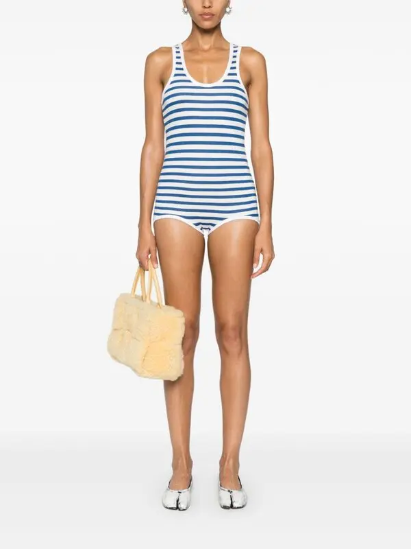 IOANA CIOLACU Striped Bodysuit