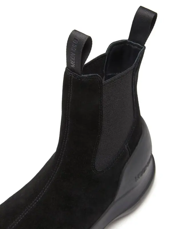 Moon Boot Luna Logo-print Boots - Black