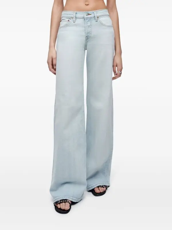 RE/DONE Mid-rise Wide Leg Jeans