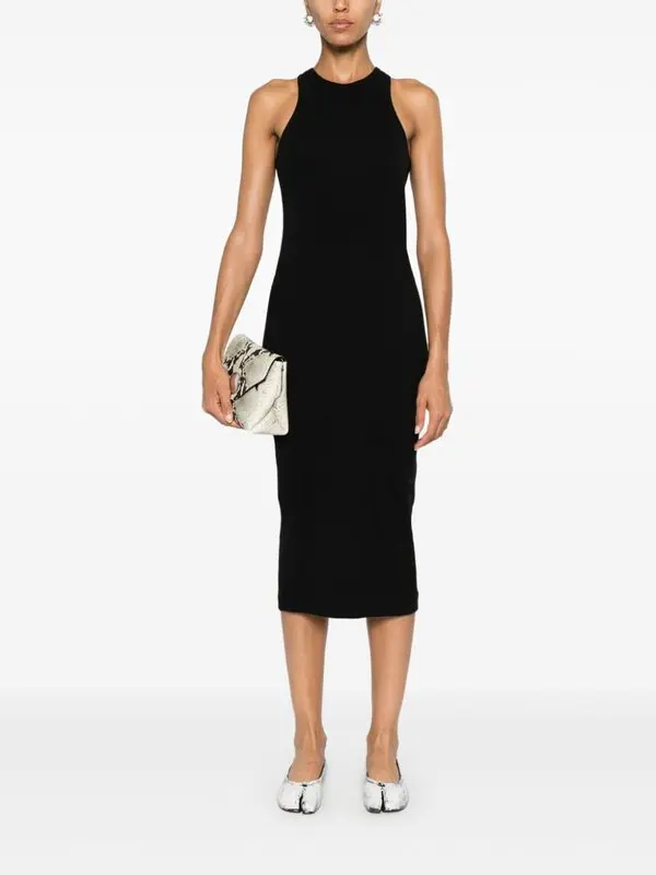 IOANA CIOLACU Ribbed Midi Dress