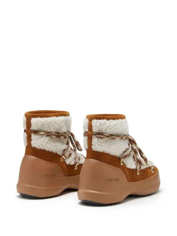 Moon Boot Luna Shearling Lace-up Boots