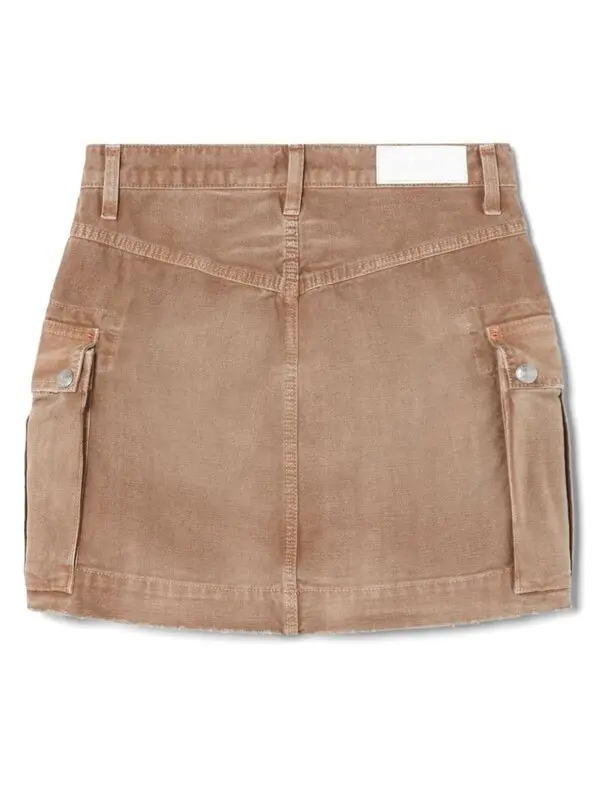 RE/DONE Cargo Denim Mini Skirt