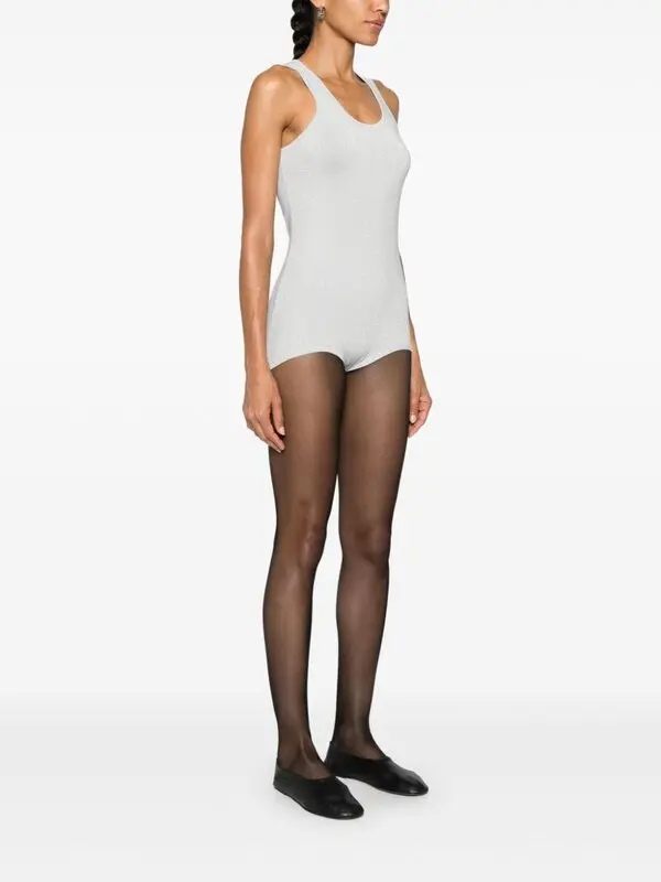 IOANA CIOLACU Metallic-thread Bodysuit