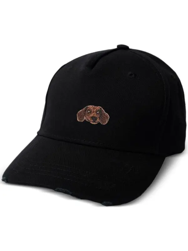 PELO FOUNDATION Sausage Dog Cap - Black