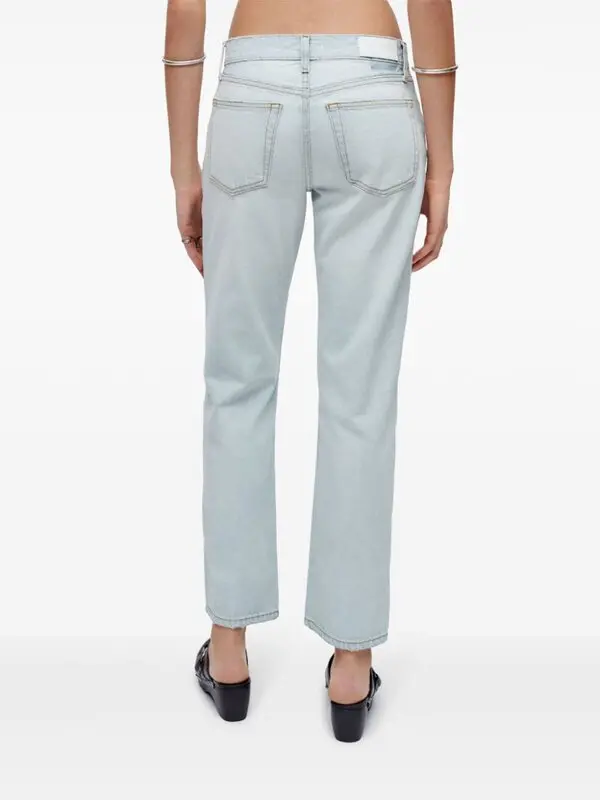 RE/DONE Easy Straight Cropped Jeans
