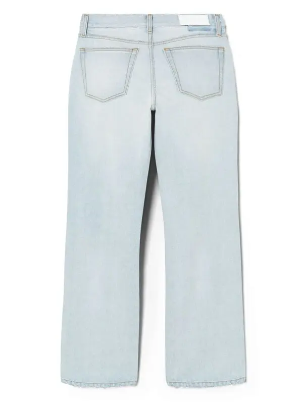 RE/DONE Easy Straight Cropped Jeans
