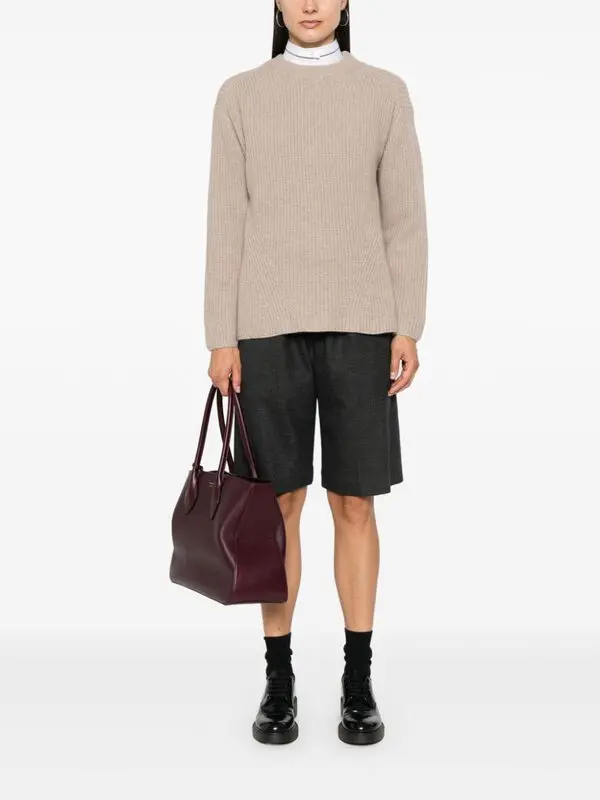 P.a.r.o.s.h Crew-neck Cashmere Jumper - Neutrals