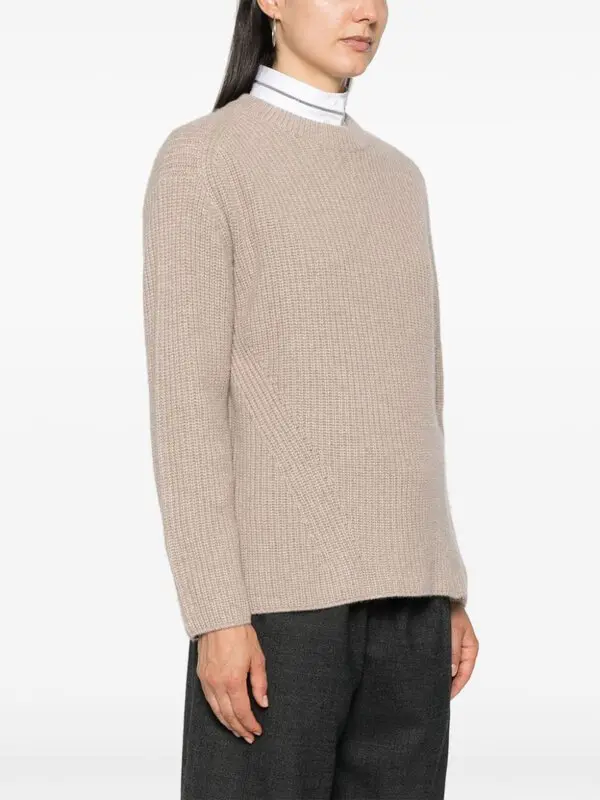 P.a.r.o.s.h Crew-neck Cashmere Jumper - Neutrals