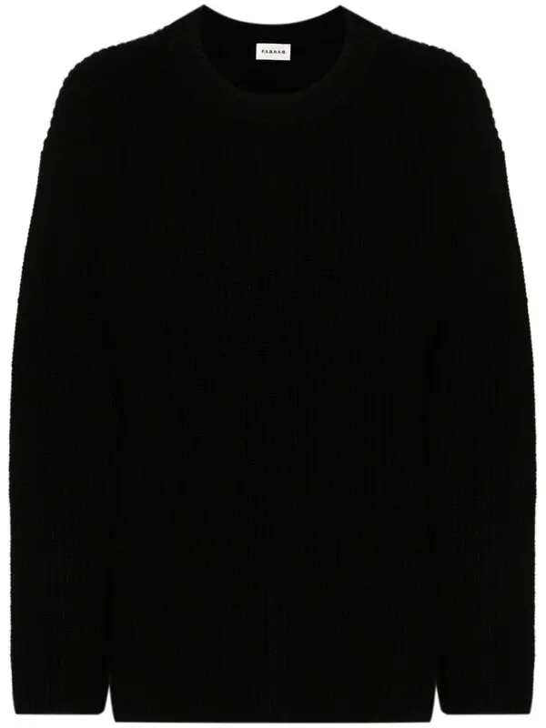 P.a.r.o.s.h Crew-neck Cashmere Jumper - Black