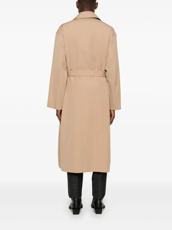 JIL SANDER Wool Gabardine Trench Coat