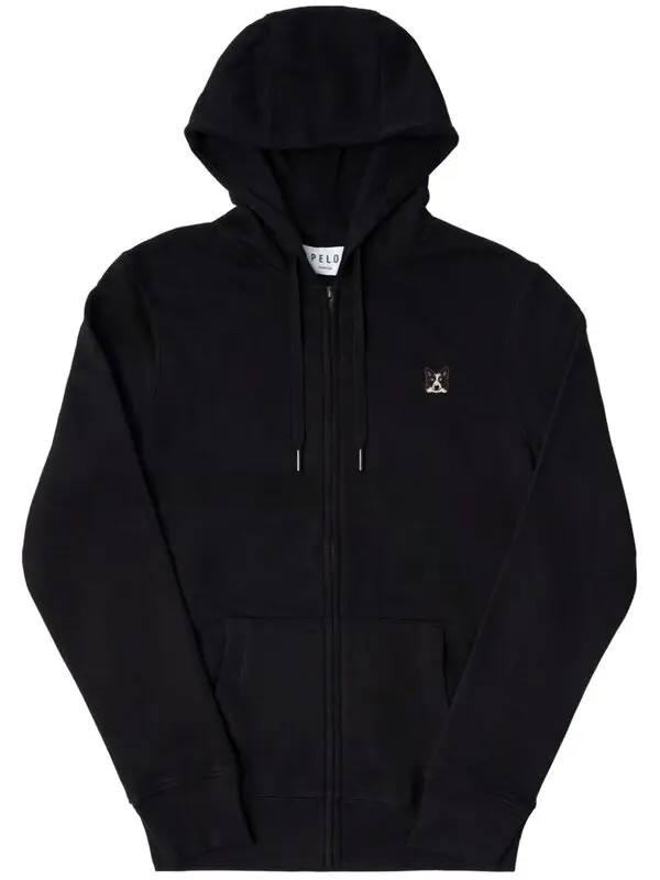 PELO FOUNDATION Border Collie-patch Merino Hoodie