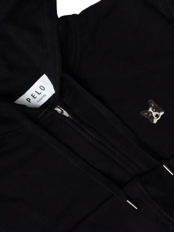 PELO FOUNDATION Border Collie-patch Merino Hoodie