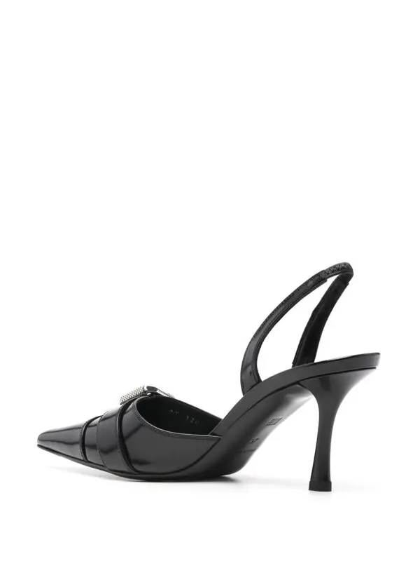 Givenchy 85mm Voyou Pumps - Black