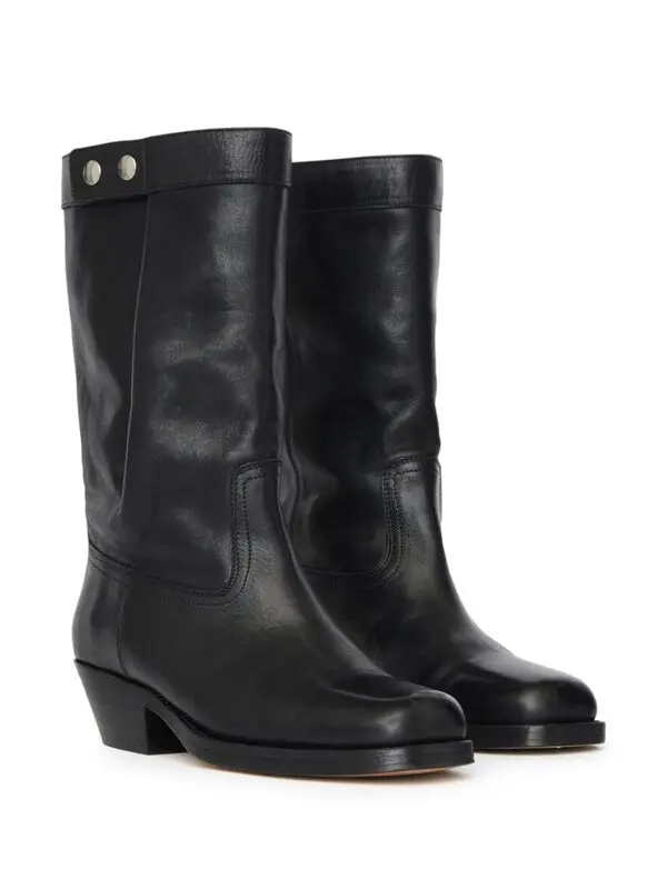 Isabel Marant Étoile Ademe Leather Boots - Black