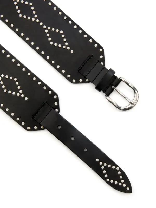 Isabel Marant Lucie Studded Belt - Black