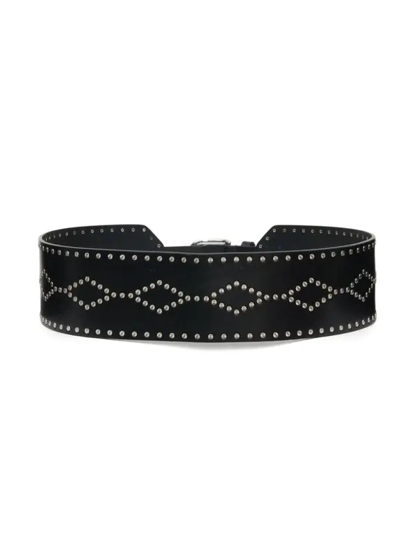 Isabel Marant Étoile Lucie Studded Belt - Black