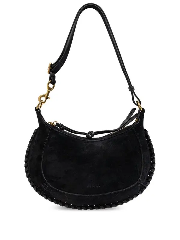 Isabel Marant Étoile Oskan Moon Suede Shoulder Bag - Black