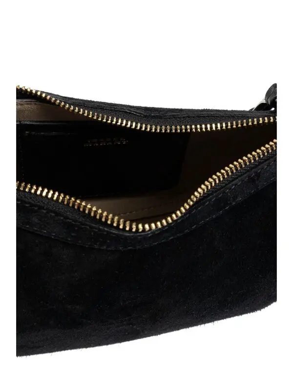 Isabel Marant Étoile Oskan Moon Suede Shoulder Bag - Black