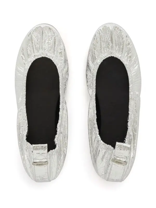 Isabel Marant Étoile Belna Ballerina Shoes - Silver