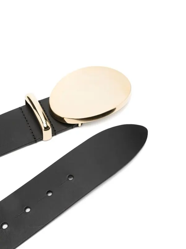 Isabel Marant Étoile Leonie Leather Belt - Black