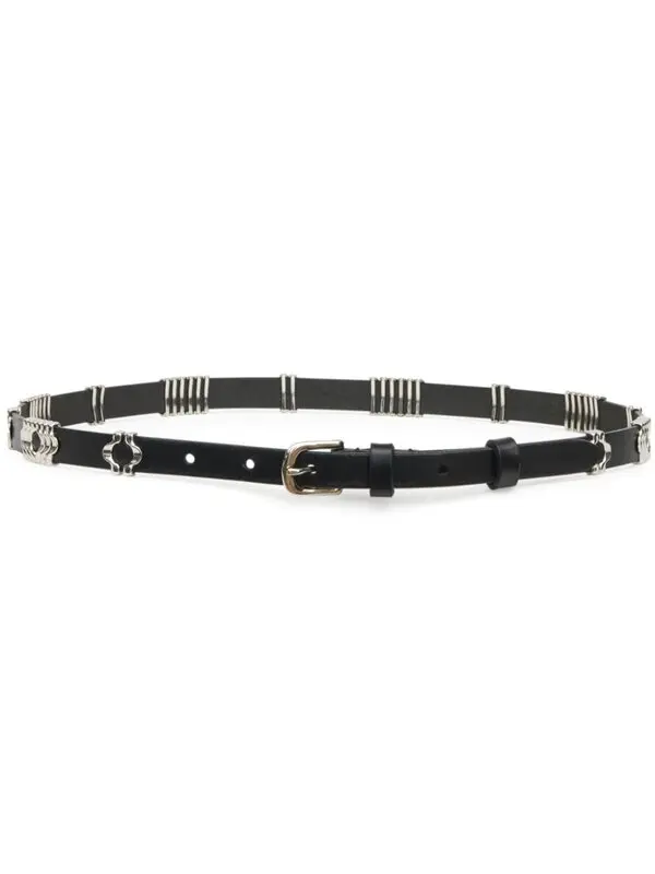 Isabel Marant Odena Leather Belt - Black