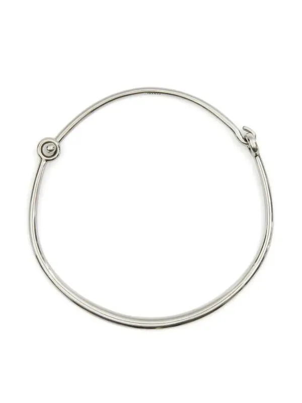 Isabel Marant Tone Brass Choker Necklace - Silver