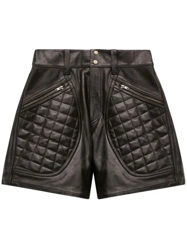 Isabel Marant Étoile Candice Leather Shorts