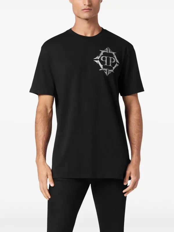Philipp Plein Ss Chrome T-shirt - Black