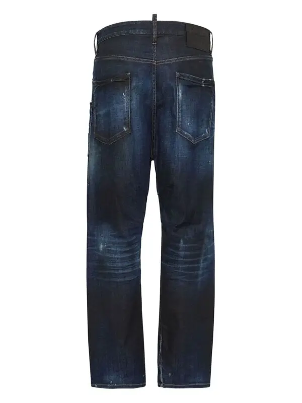 Dsquared2 Mid-rise Straight-leg Jeans - Blue