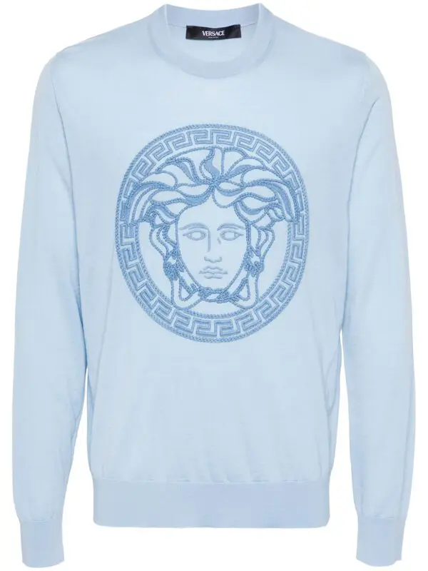 Versace Medusa-embroidered Sweater