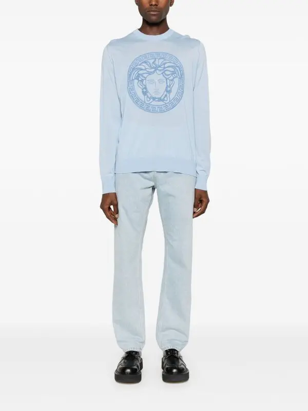 Versace Medusa-embroidered Sweater