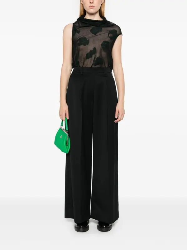 Simone Rocha Pleated Wide-leg Trousers
