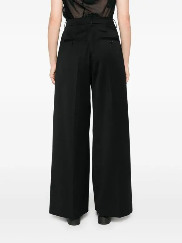 Simone Rocha Pleated Wide-leg Trousers